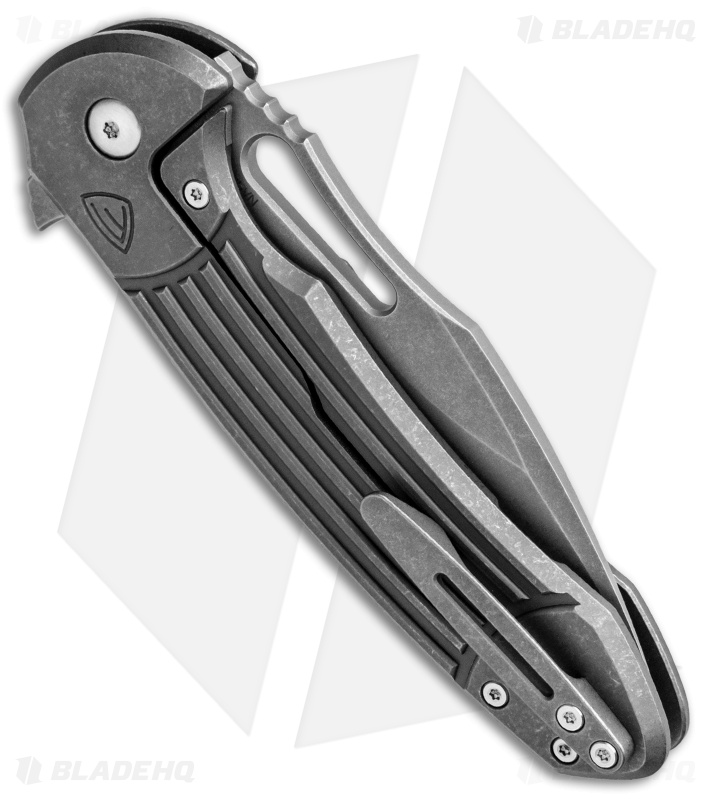 Ferrum Forge Pro Series | Fortis 2.0 Flipper Knife | Stonewash Bars