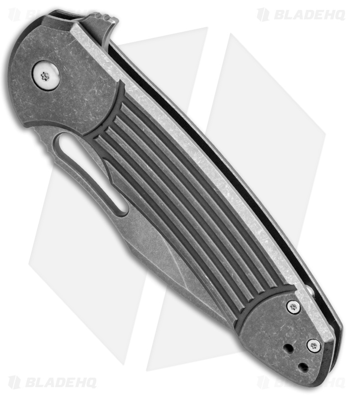 Ferrum Forge Pro Series | Fortis 2.0 Flipper Knife | Stonewash Bars