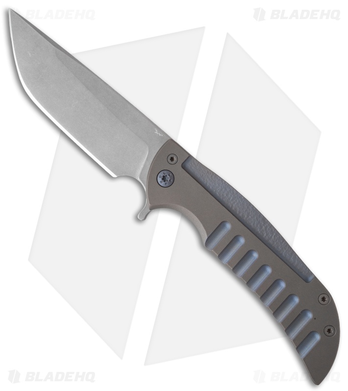 Ferrum Forge Custom NGFR Flipper Knife (4" Matte) - Blade HQ