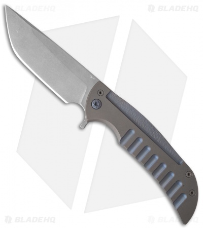 Ferrum Forge Custom NGFR Flipper Knife (4" Matte) - Blade HQ