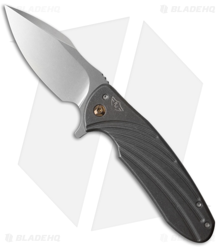 Ferrum Forge Fortis B Flipper Knife Titanium (3.5" Stonewash 20CV ...