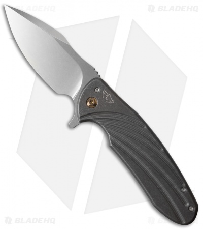 Ferrum Forge Fortis B Flipper Knife Titanium (3.5" Stonewash 20CV ...