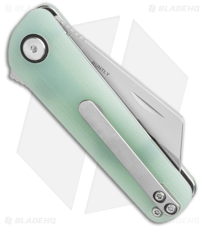 Finch Knife Co. Runtly Liner Lock Knife Ghost Natural G-10 - Blade HQ