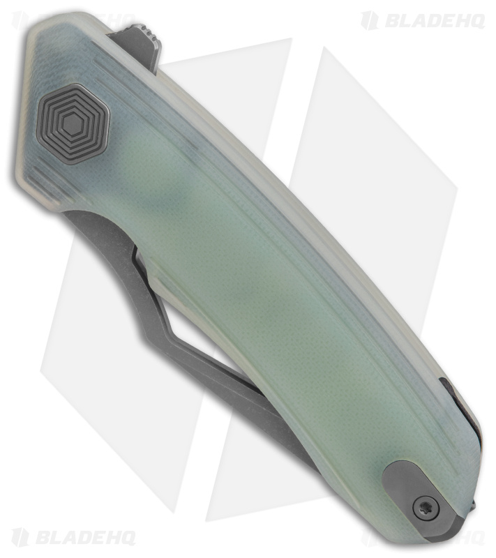 Damned Designs Banshee Tanto Knife Jade G-10 - Blade HQ