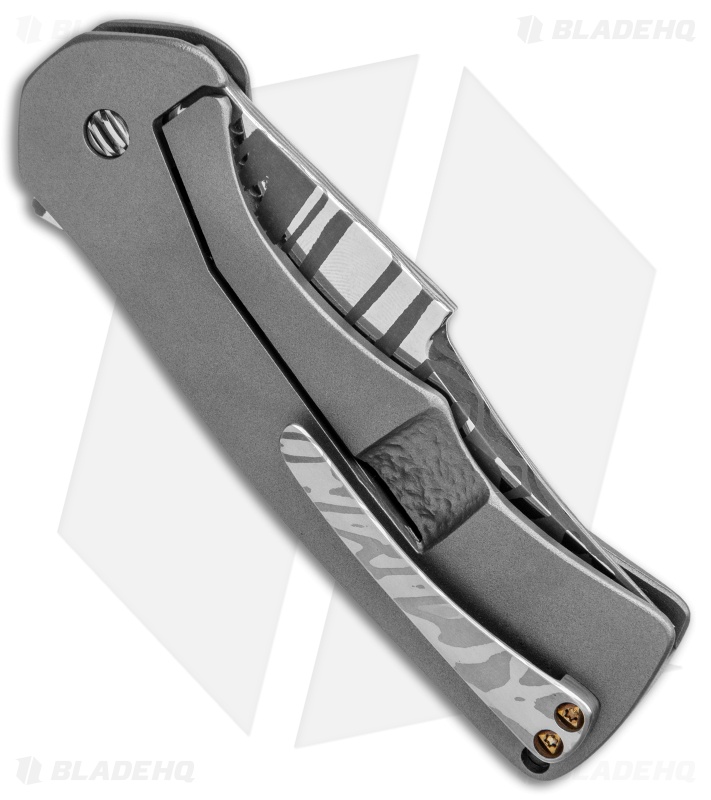 GTC Knives Custom Cowboy Flipper Frame Lock Knife Titanium (3.25 ...