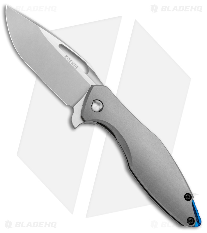 Koenig Arius - Frame Lock Knife | Titanium + LP | Blade HQ