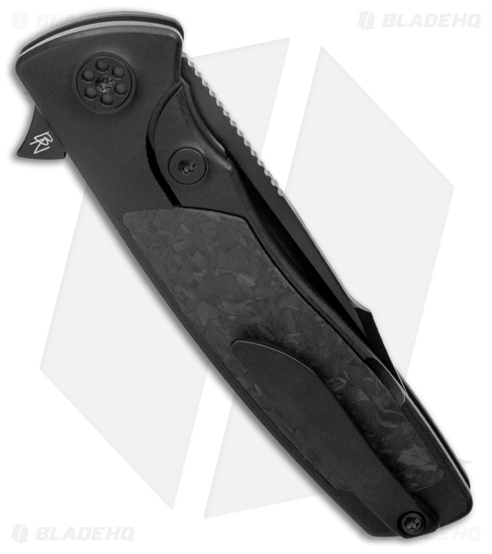 Sharp By Design Micro Evo Typhoon Tanto Knife Black Ti/Marble CF (3 ...