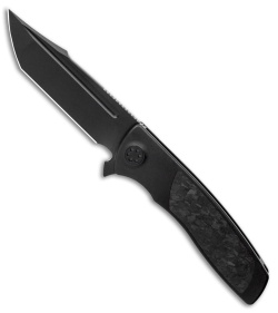 Sharp By Design Micro Evo Typhoon Tanto Knife Black Ti/Marble CF (3 ...