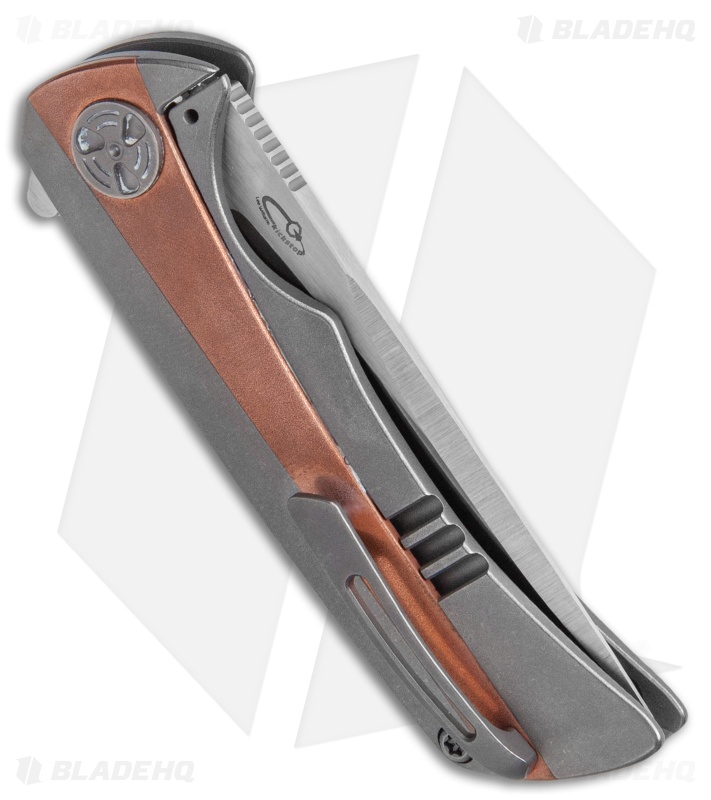 WingManEDC Spar-K Tanto Knife | Copper/Ti | Blade HQ