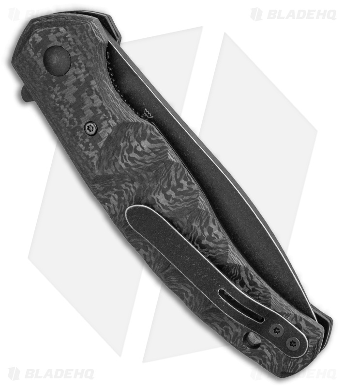 Fox Knives Anso Ziggy Liner Lock Knife Carbon Fiber (3.125" Black ...