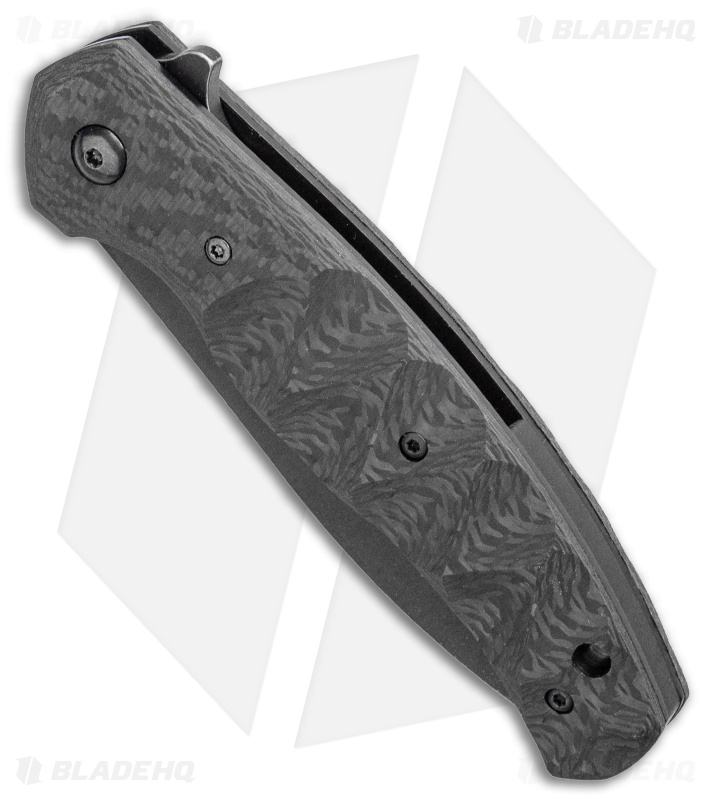 Fox Knives Anso Ziggy Liner Lock Knife Carbon Fiber (3.125" Black ...