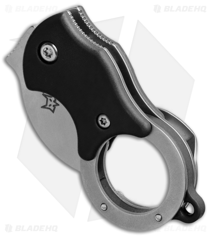 Fox Knives Mini-KA | Linerlock Karambit Knife | Black Handle