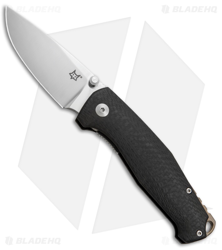 Fox Knives TUR Liner Lock Knife Carbon Fiber (2.8" Satin) FX-528 - Blade HQ