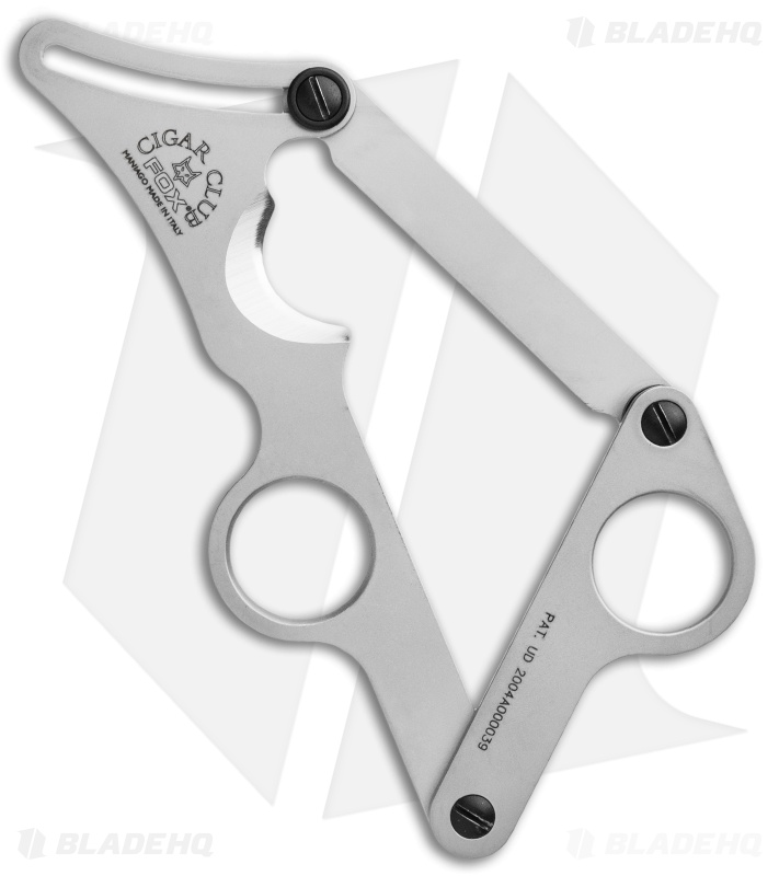 Fox Knives Cigar Club Cigar Cutter Bead Blasst Stainless Steel w ...