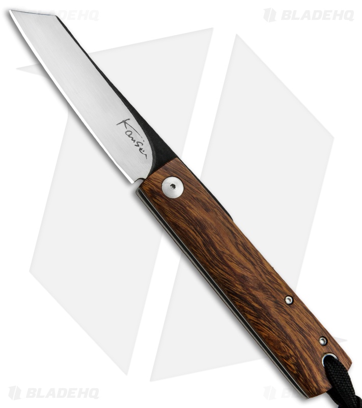 Kansei Matsuno Custom F011 Small Friction Folder Knife Rosewood (2.625 ...