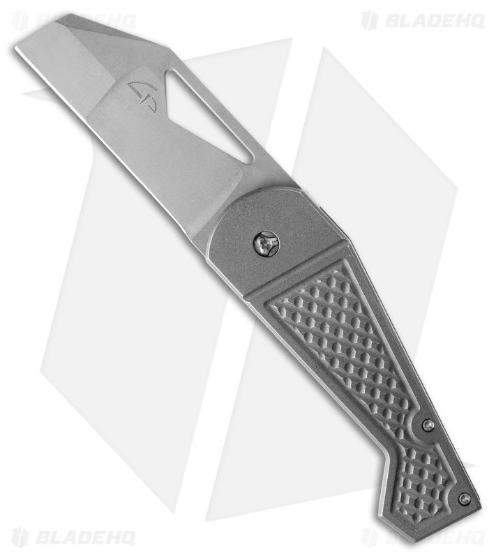 Gale Force Customs Hawkeye Mid-Tech Frame Lock Knife (3.25" Stonewash ...