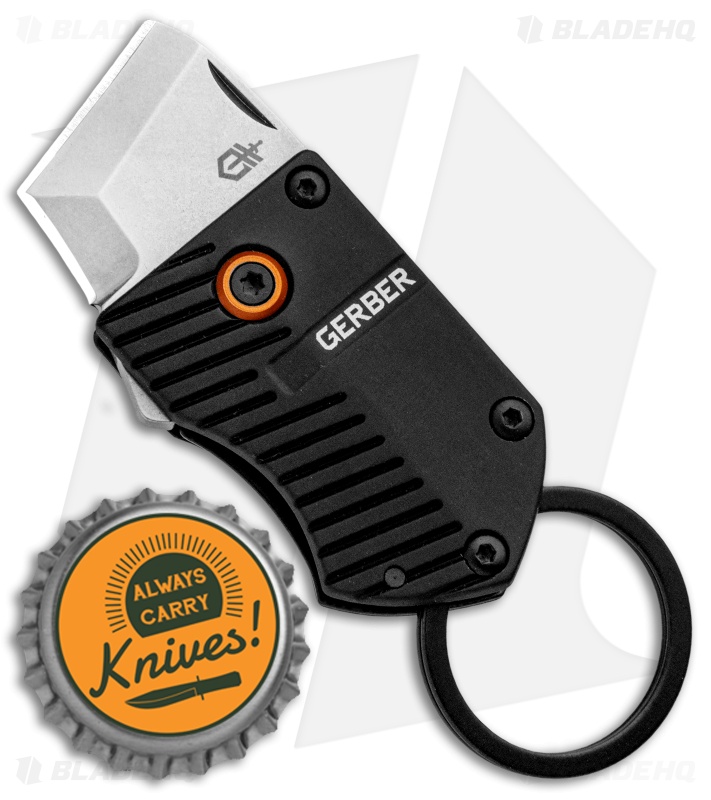 Gerber Key Note - Compact Key Chain Knife | Black | Blade HQ