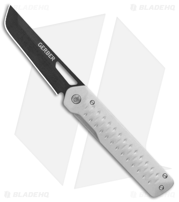 Gerber Ayako Frame Lock Knife Gray Aluminum (3.5" Black) 30-001689 ...