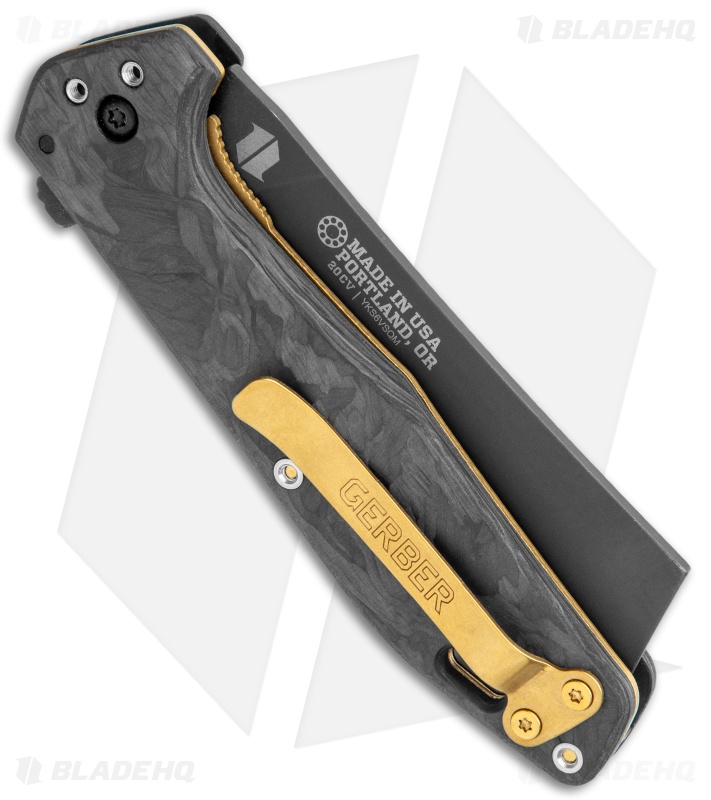 Gerber Fastball Exclusive Knife Cleaver Marbled CF (3" Black 20CV ...