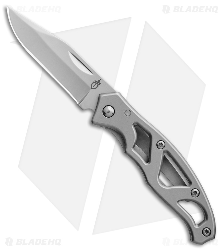 Gerber Mini Paraframe Frame Lock Knife Gray Stainless Steel (2.25" Bead ...