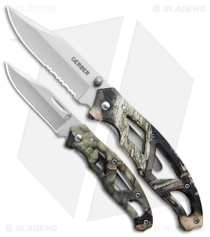 Gerber Paraframe & Mini - Knife Combo Pack | Camo | Blade HQ