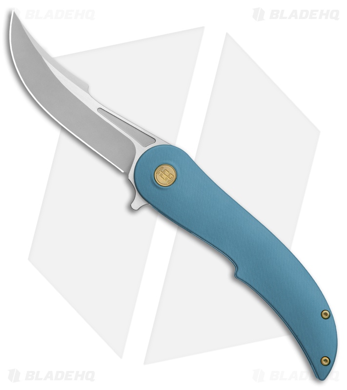 HEAdesigns Equilibrium V2 | Frame Lock Flipper Knife | Blue Titanium