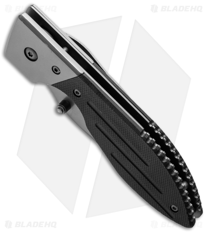 Ka-Bar Warthog Tanto Liner Lock Knife (3.06" Black) 3074 - Blade HQ