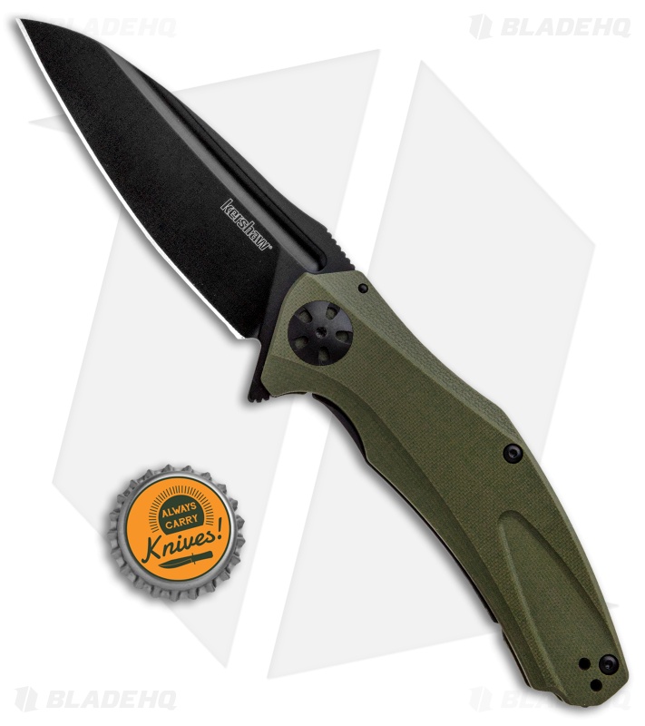 Kershaw Natrix XL - Folding Knife | OD Green G-10| Blade HQ