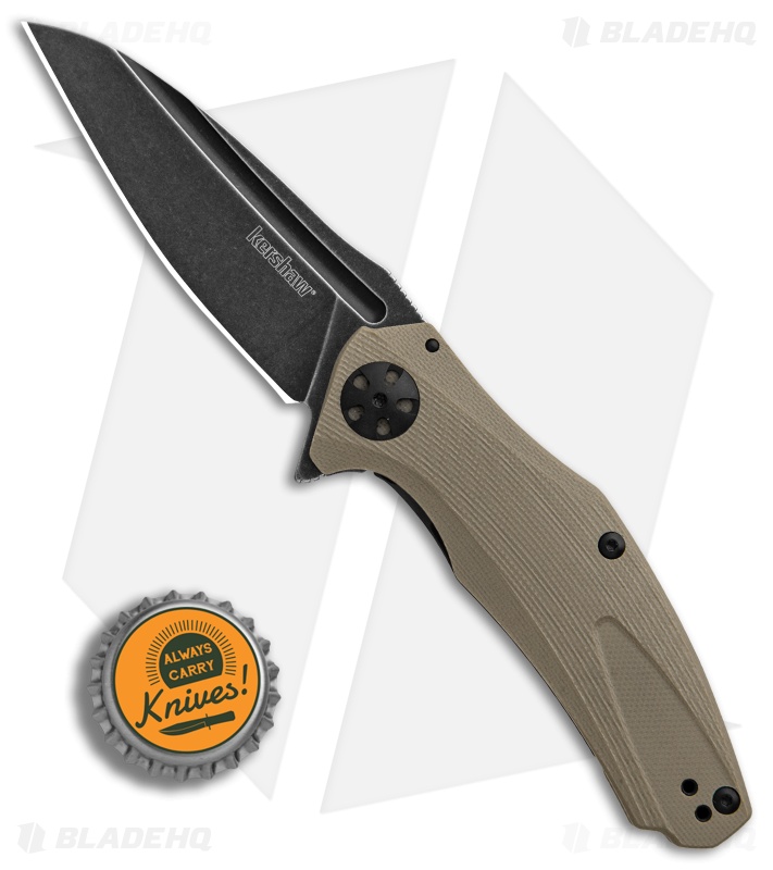 Kershaw Natrix - Sub-Frame Lock Folding Knife | Tan G-10 | Blade HQ