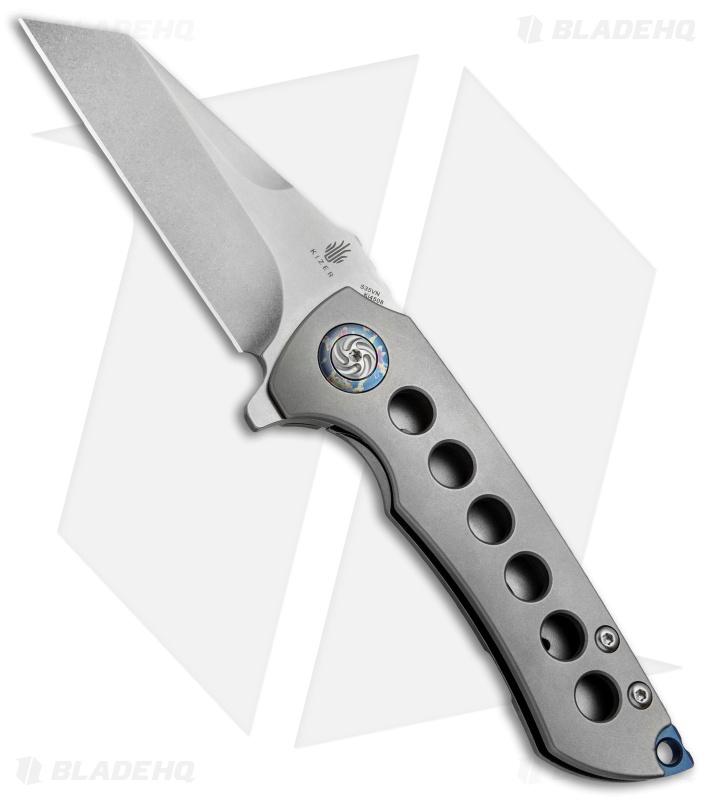 Kizer CK Critical Flipper Frame Lock Knife (3.6" Stonewash) Ki4508 ...