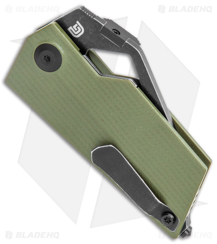 Kizer Cyber Blade | Frame Lock Knife | Green G-10 - Blade HQ