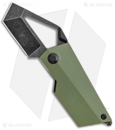 Kizer Cyber Blade | Frame Lock Knife | Green G-10 - Blade HQ