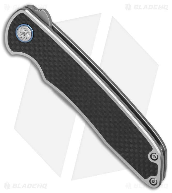 Kizer Nick Swan Matanzas Recurve Frame Lock Knife Ti/CF (3.4" BB ...