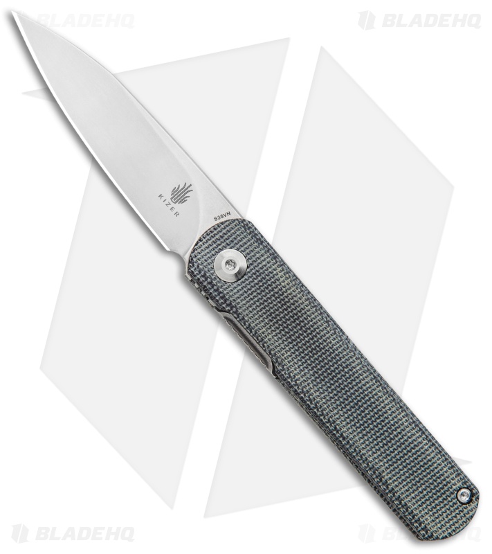 Kizer Feist Knife - Lundquist Front Flipper | Black | Blade HQ