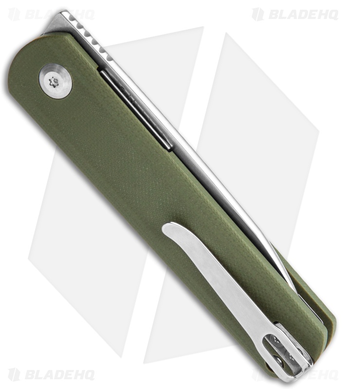 Kizer Vanguard Feist - Front Flipper Knife | Green/SW | Blade HQ