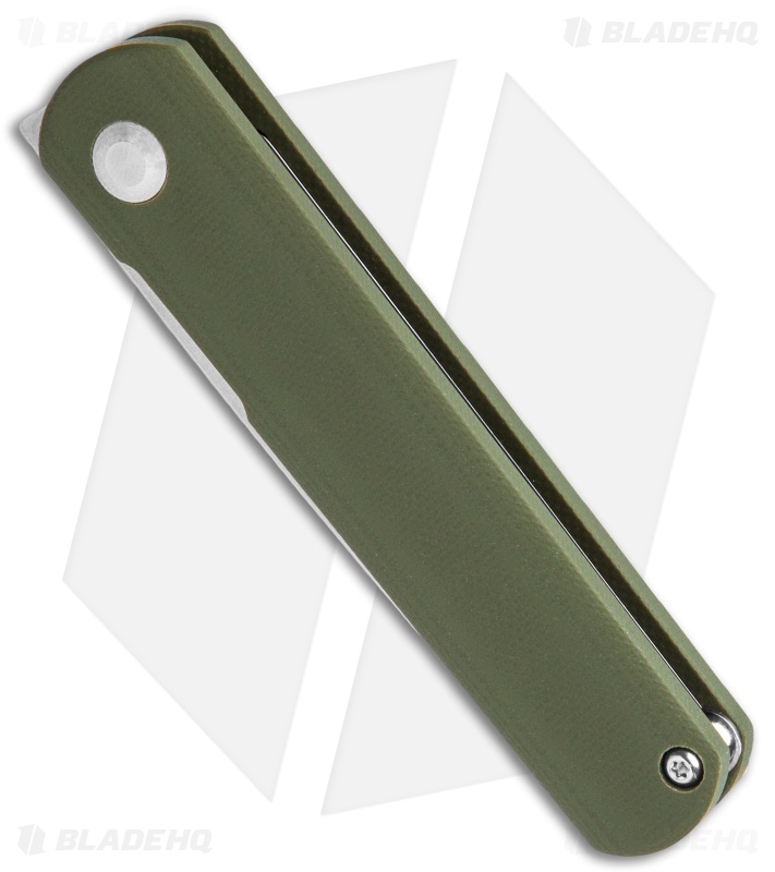 Kizer Vanguard Feist - Front Flipper Knife | Green/SW | Blade HQ