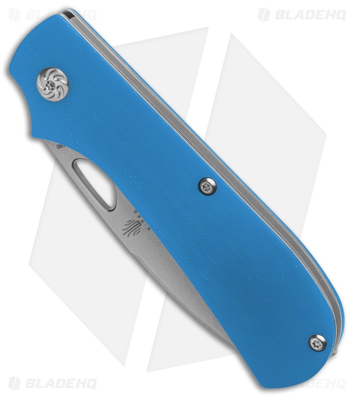 Kizer Vanguard Zipslip - Slipjoint Knife | Blue G-10 | Blade HQ