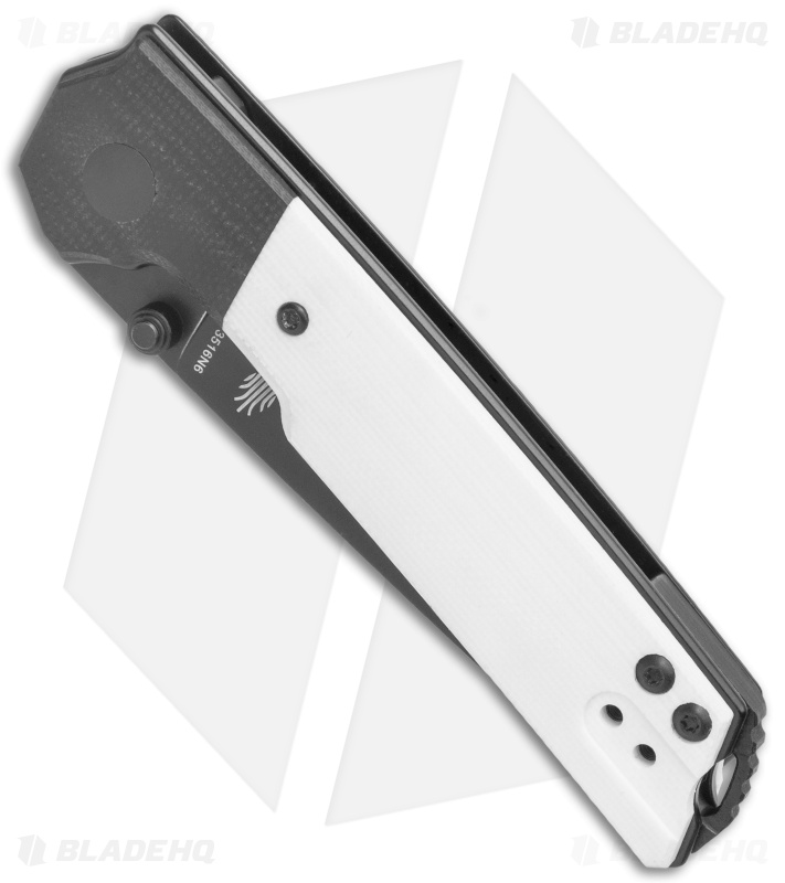 Kizer Vanguard Domin Mini - Liner Lock Folding Knife | White/Black
