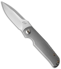 Liong Mah SDC Slim Daily Carry Frame Lock Knife Titanium (3.75" Satin ...