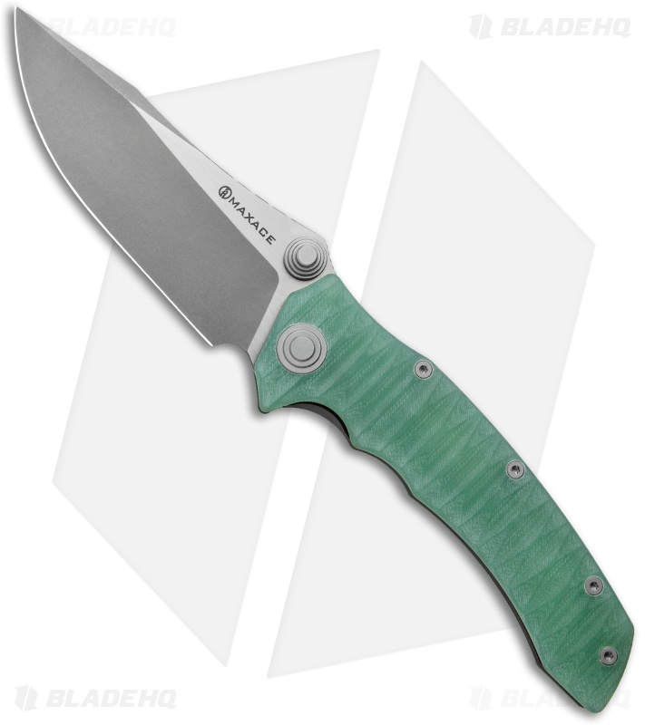 Maxace Sandstorm-K Knife | Jade + Two Tone - Blade HQ