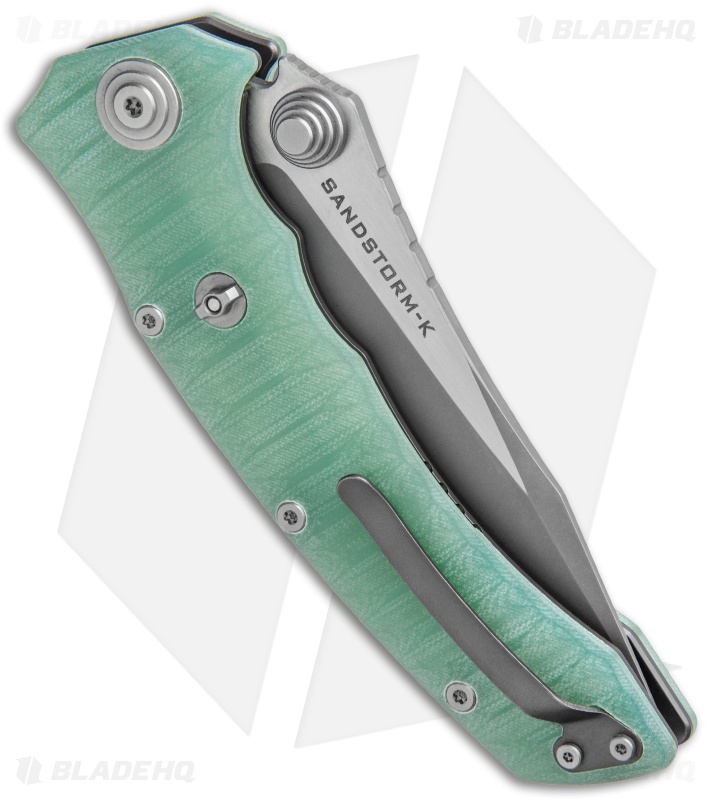 Maxace Sandstorm-K Knife | Jade + Two Tone - Blade HQ