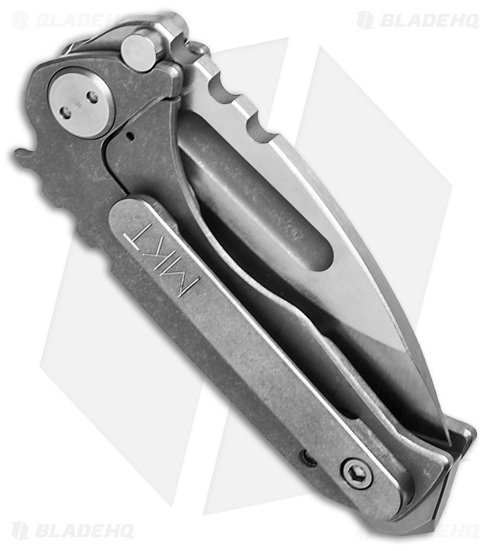 Medford Micro Praetorian T Knife Tumbled Titanium (2.8" Stonewash) MKT ...