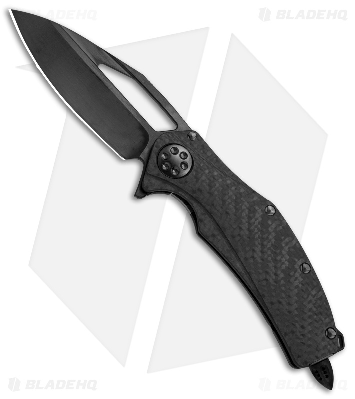 Microtech Marfione Custom Mini Matrix R Knife Carbon Fiber (3" DLC Hand ...