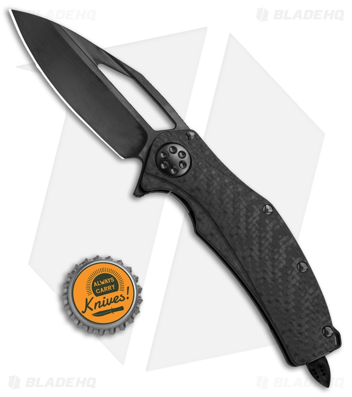 Microtech Marfione Custom Mini Matrix R Knife Carbon Fiber (3" DLC Hand ...