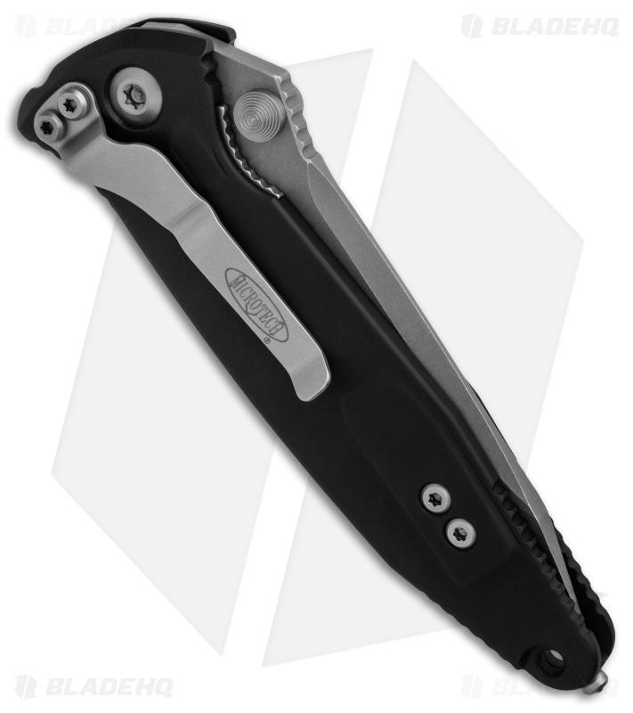Microtech Socom Elite | Manual Knife | Black/Apocalyptic Serrated