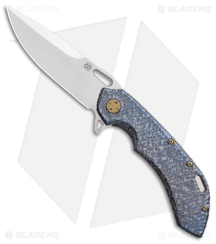 Olamic Wayfarer 247 Frame Lock Knife Two-Tone Molten Ti (3.5" Satin ...