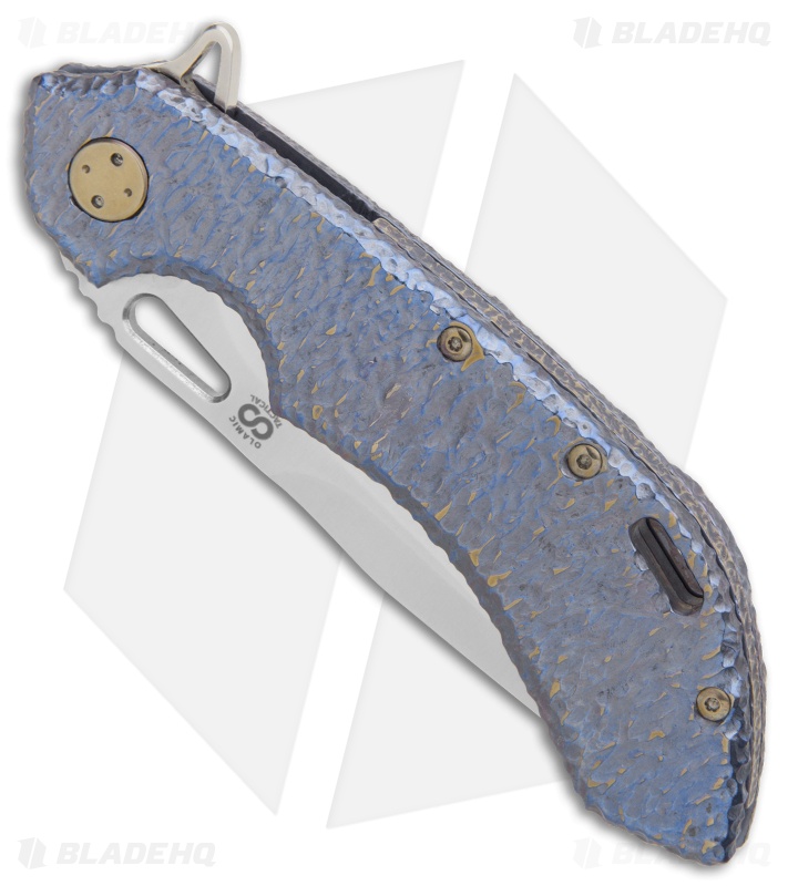 Olamic Wayfarer 247 Frame Lock Knife Two-Tone Molten Ti (3.5" Satin ...