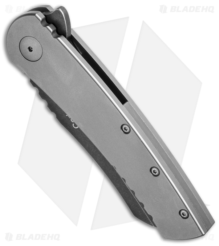 Ontario Carter Prime Frame Lock Flipper Titanium (3.375" Black SW) 8875 ...