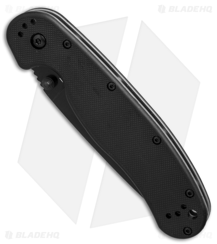 Ontario RAT Model 1 Knife Black - AUS-8 Black - Blade HQ
