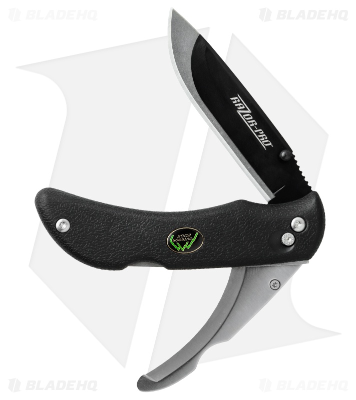 Outdoor Edge Razor-Pro Replaceable Razor/Gutting Blade Knife (Black) RO ...
